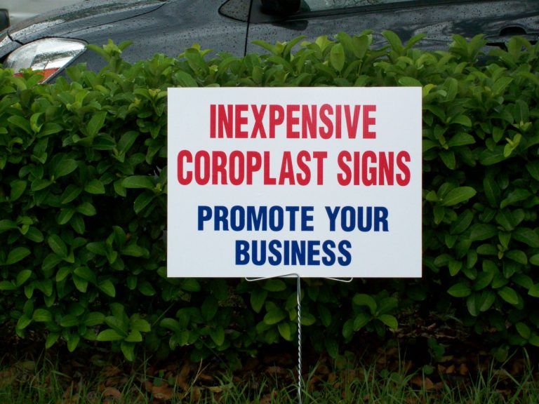 Coroplast Signs - Sign Systems